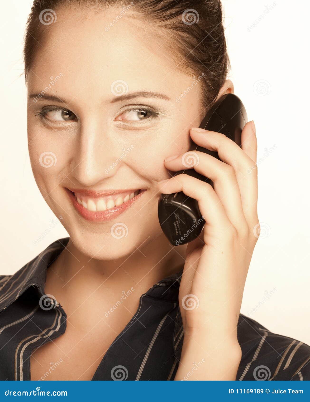 Secretary Isolated on White Stock Image - Image of office, happy: 11169189