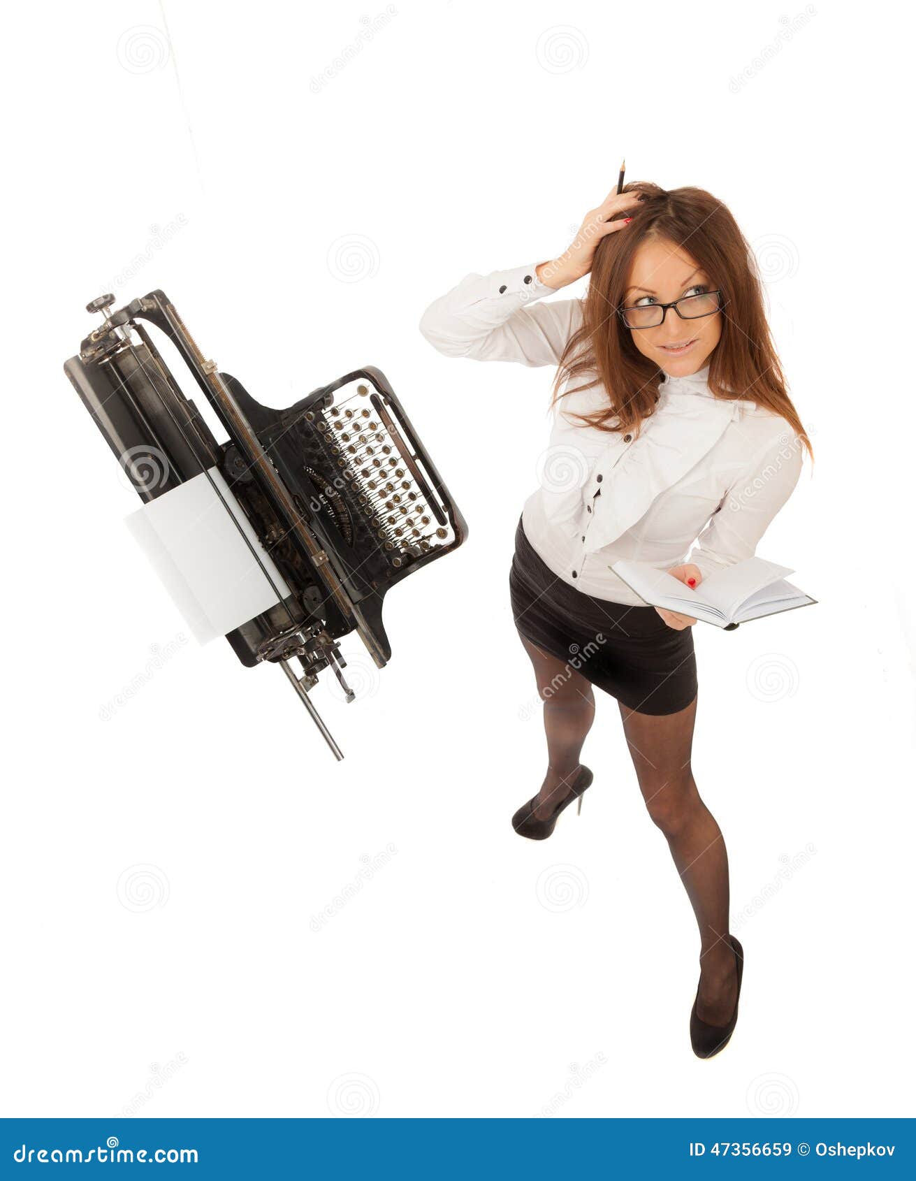 Secretary with long legs stock image. Image of busy, expertise - 47356659