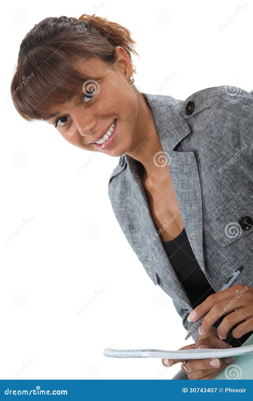 Secretary Noting Down Appointments Stock Image - Image of background ...