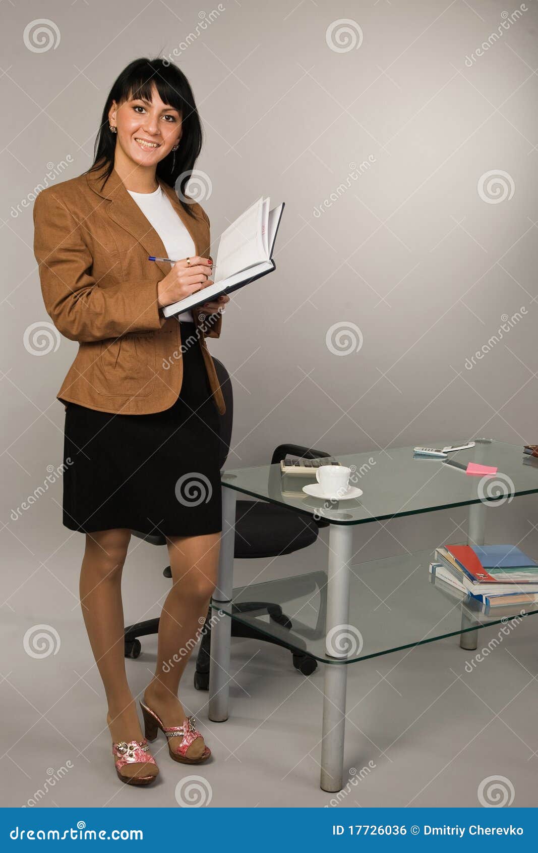 Secretary in a office stock photo. Image of entrepreneur - 17726036