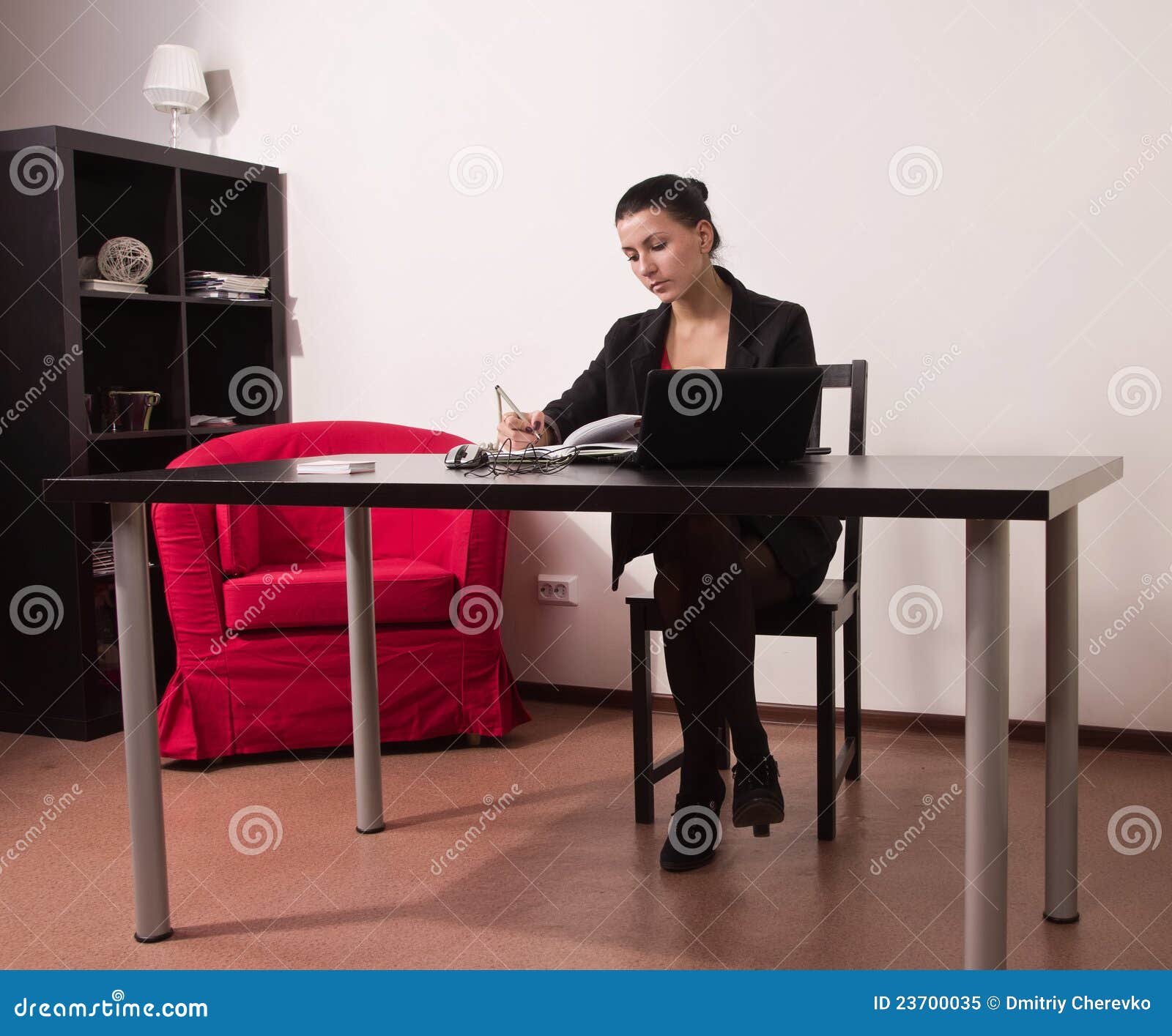 Secretary in a office stock image. Image of marketing - 23700035