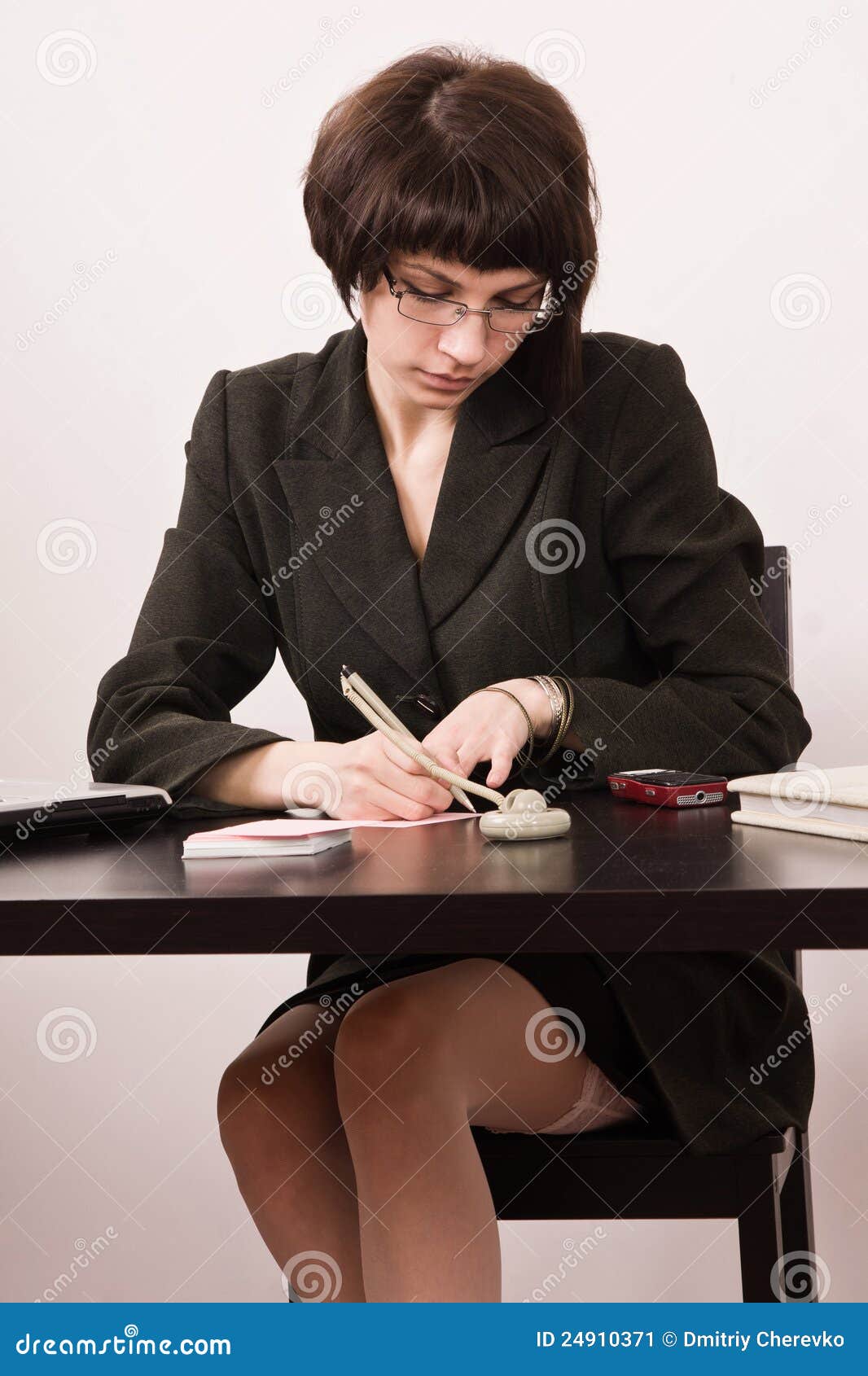 Secretary in a office stock image. Image of office, career - 24910371