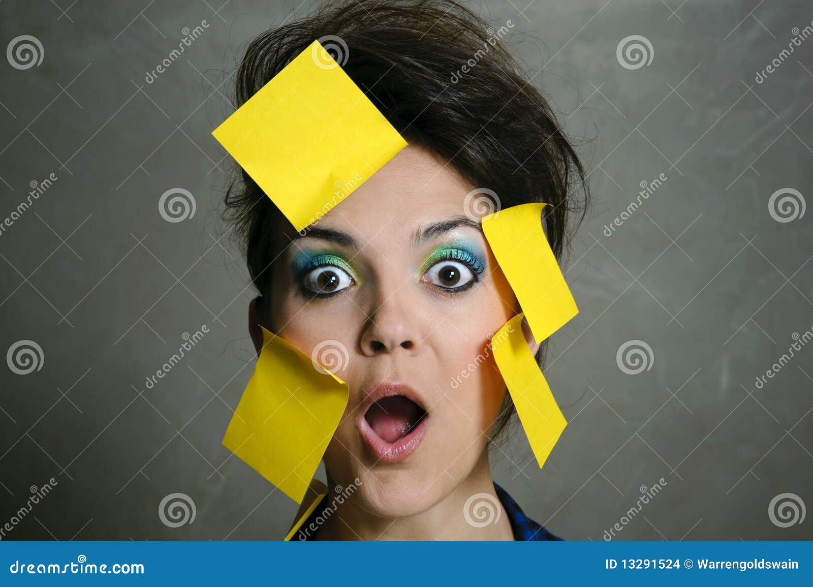 Secretary overwhelmed stock photo. Image of model, adult - 13291524