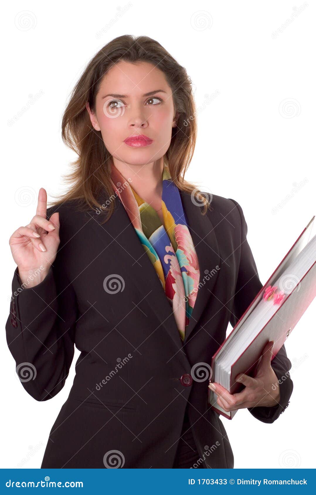 Secretary with papers stock image. Image of secretary - 1703433