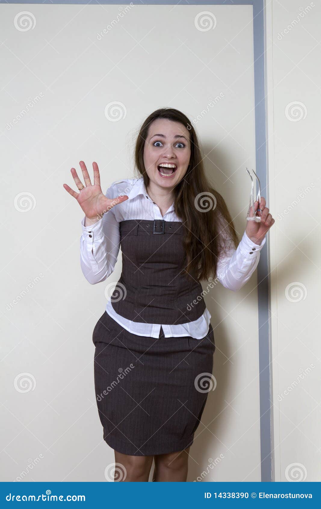 Secretary shouted stock photo. Image of ugly, woman, office - 14338390