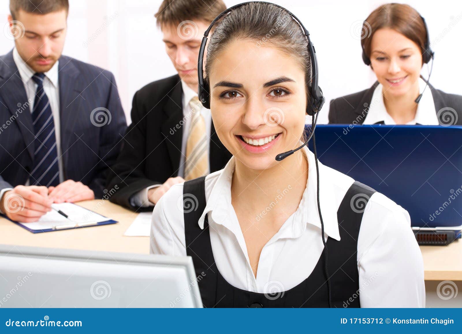 Secretary/telephone stock photo. Image of colleague, meeting - 17153712