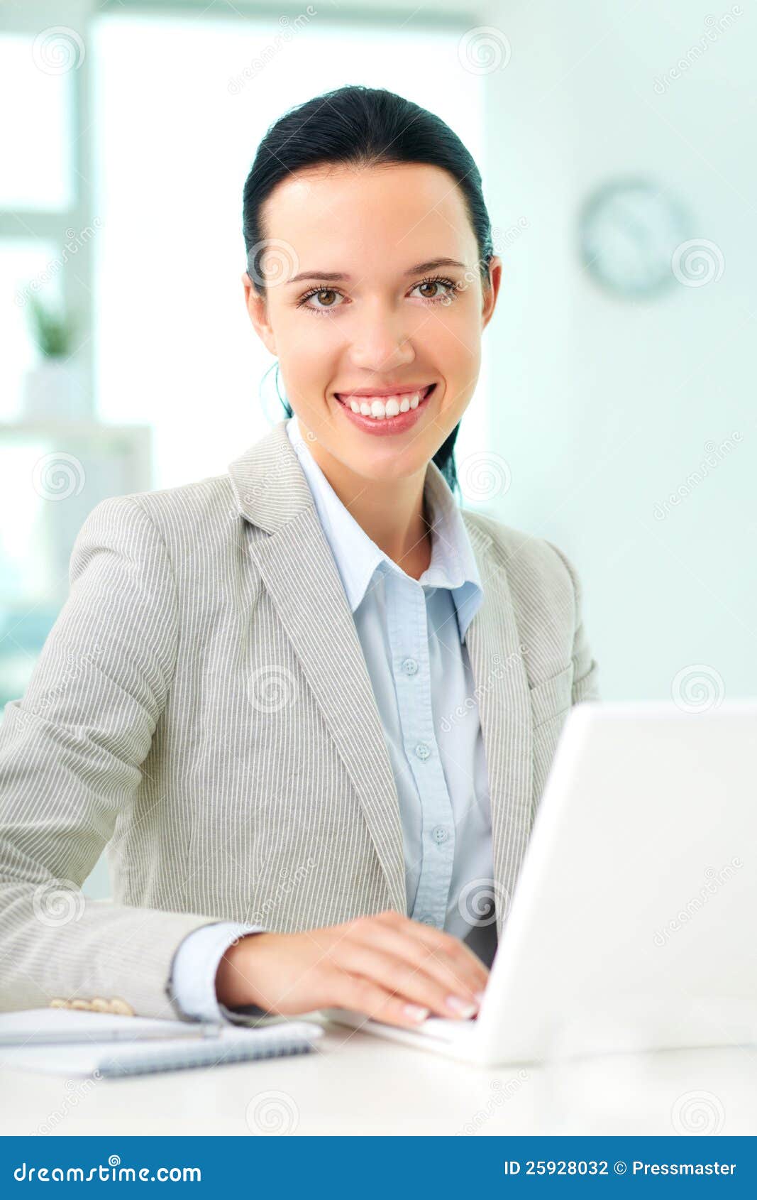 Secretary working stock photo. Image of caucasian, business - 25928032