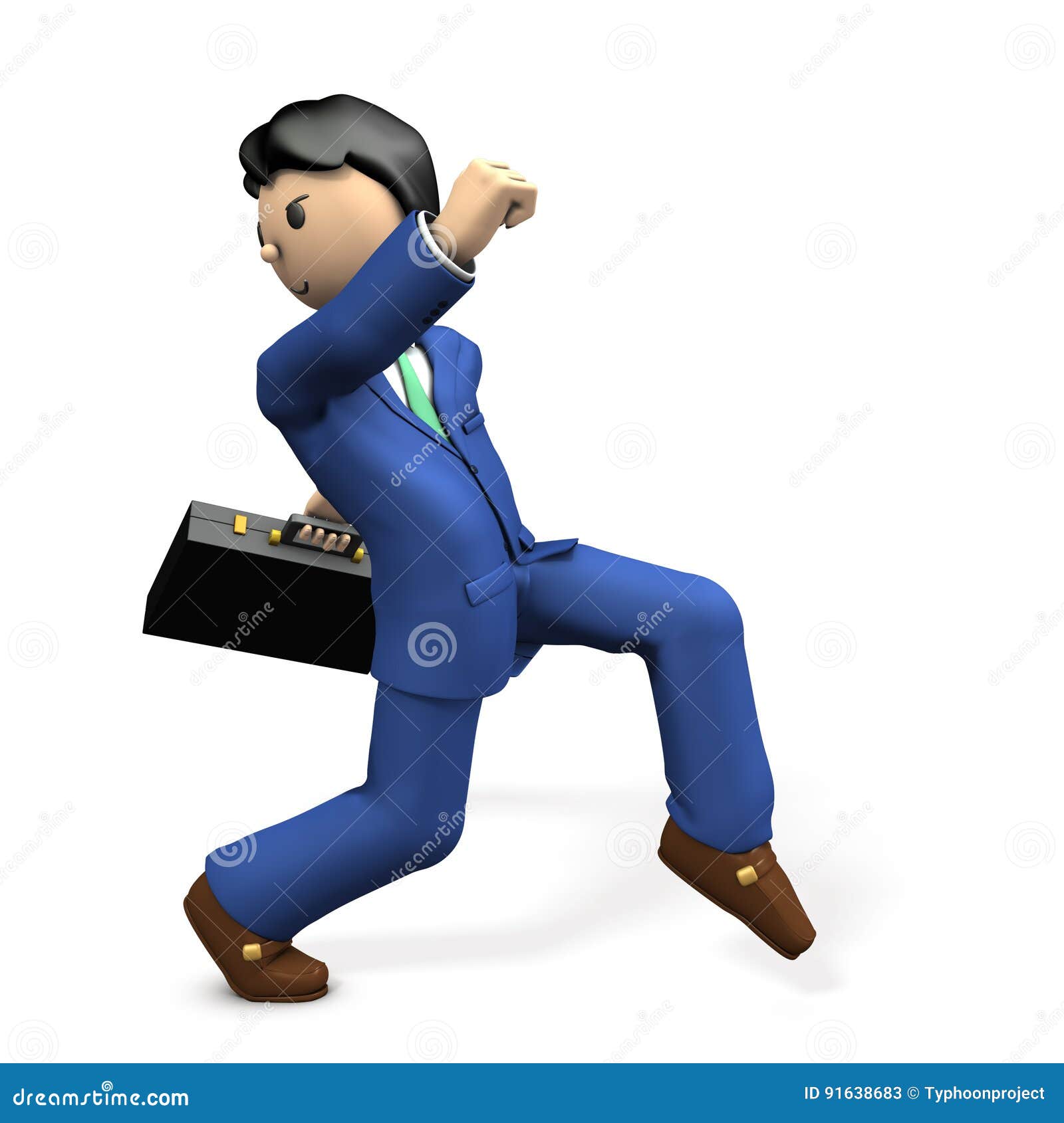 Secretly Walking Character. Stock Illustration - Illustration of ...
