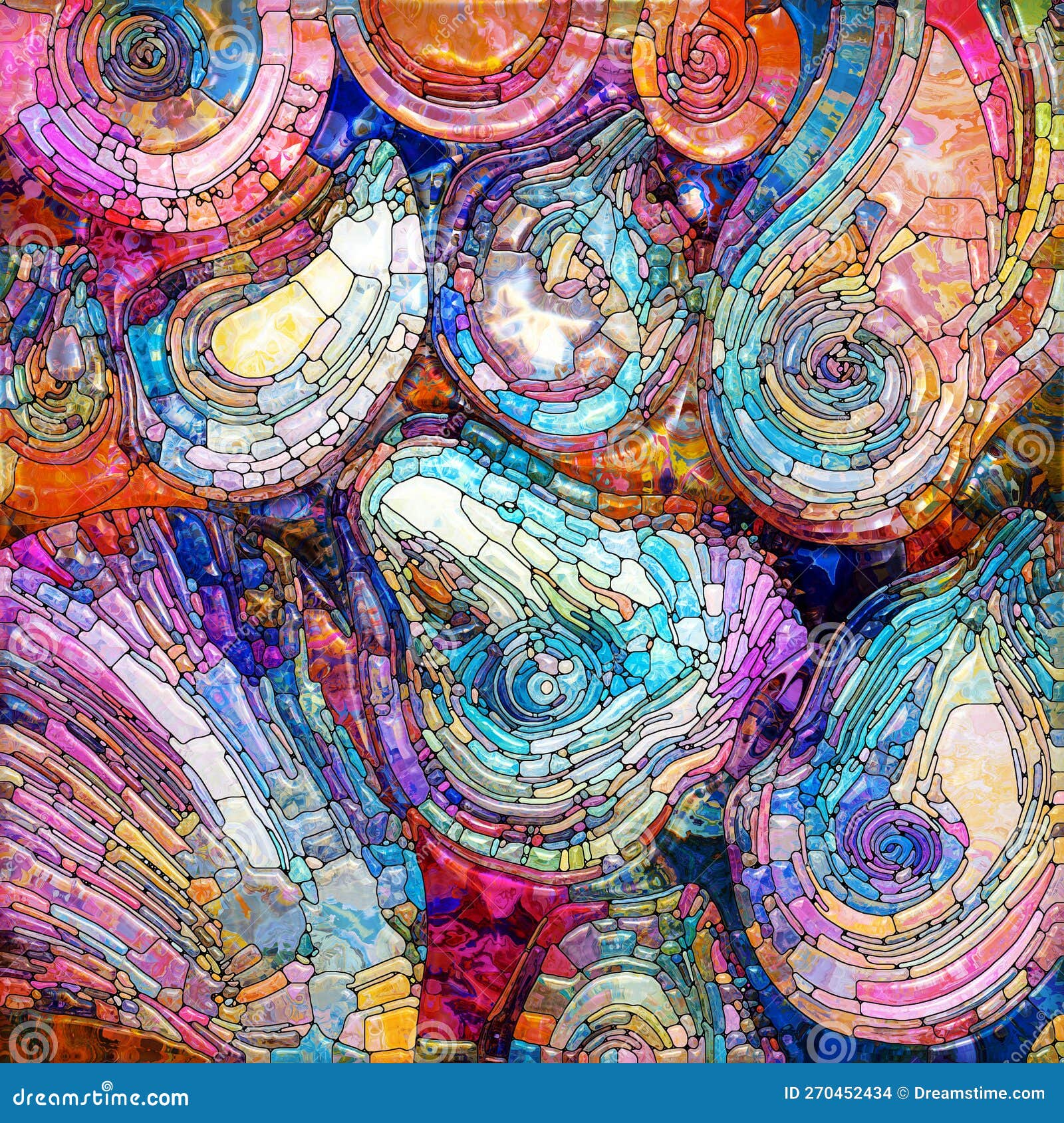 Secrets of Colorful Glass stock illustration. Illustration of secrets ...