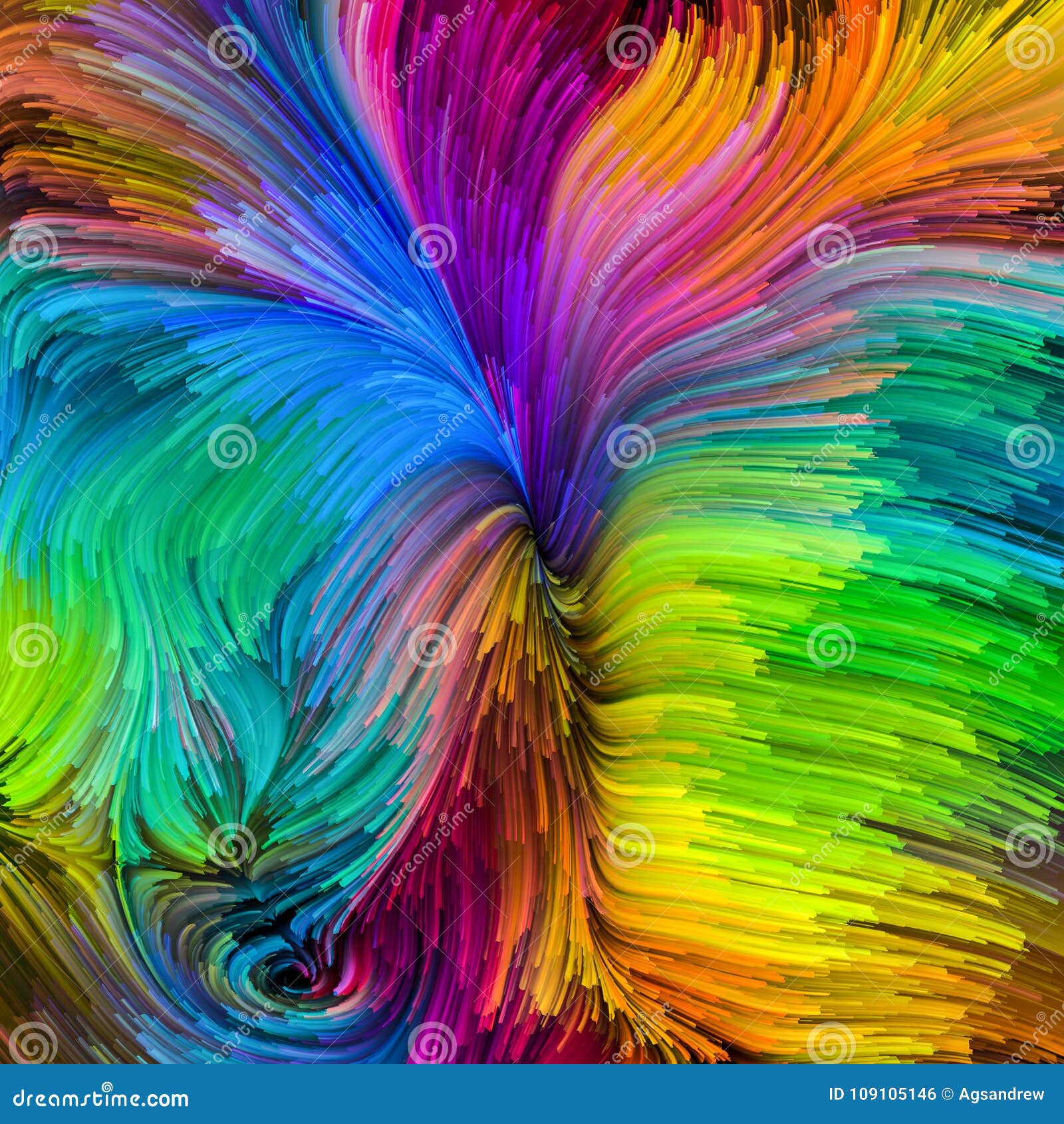 Secrets of Colorful Paint stock illustration. Illustration of colored ...