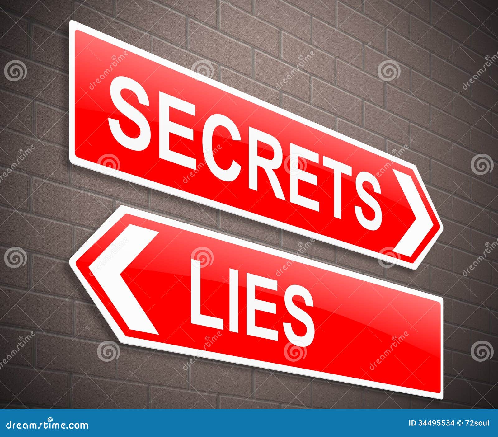 Secrets Et Concept De Mensonges. Illustration Stock - Illustration du ...