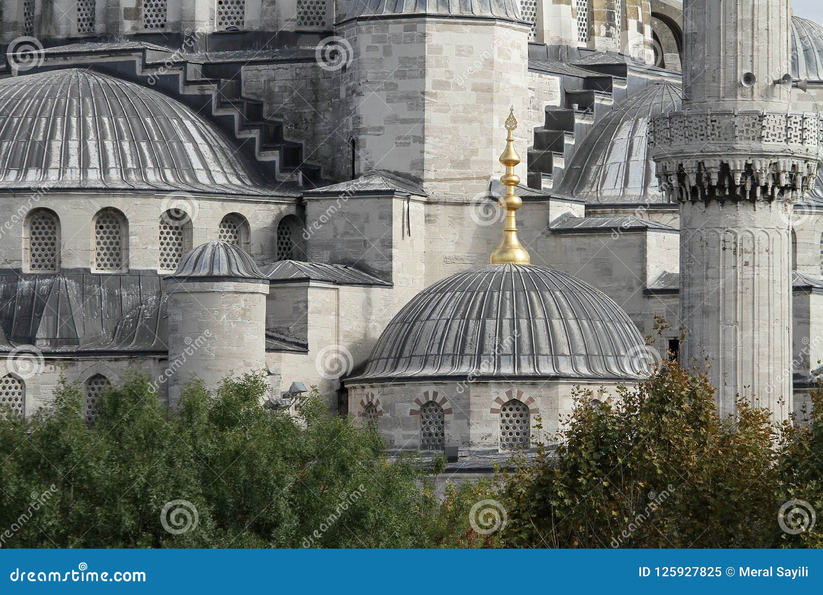 Section of the Conqueror Sultan Mehmet Mosque Stock Image - Image of ...