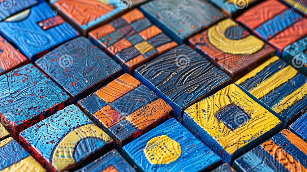 A Section Dedicated To Patterns Featuring Puzzles and Objects with ...