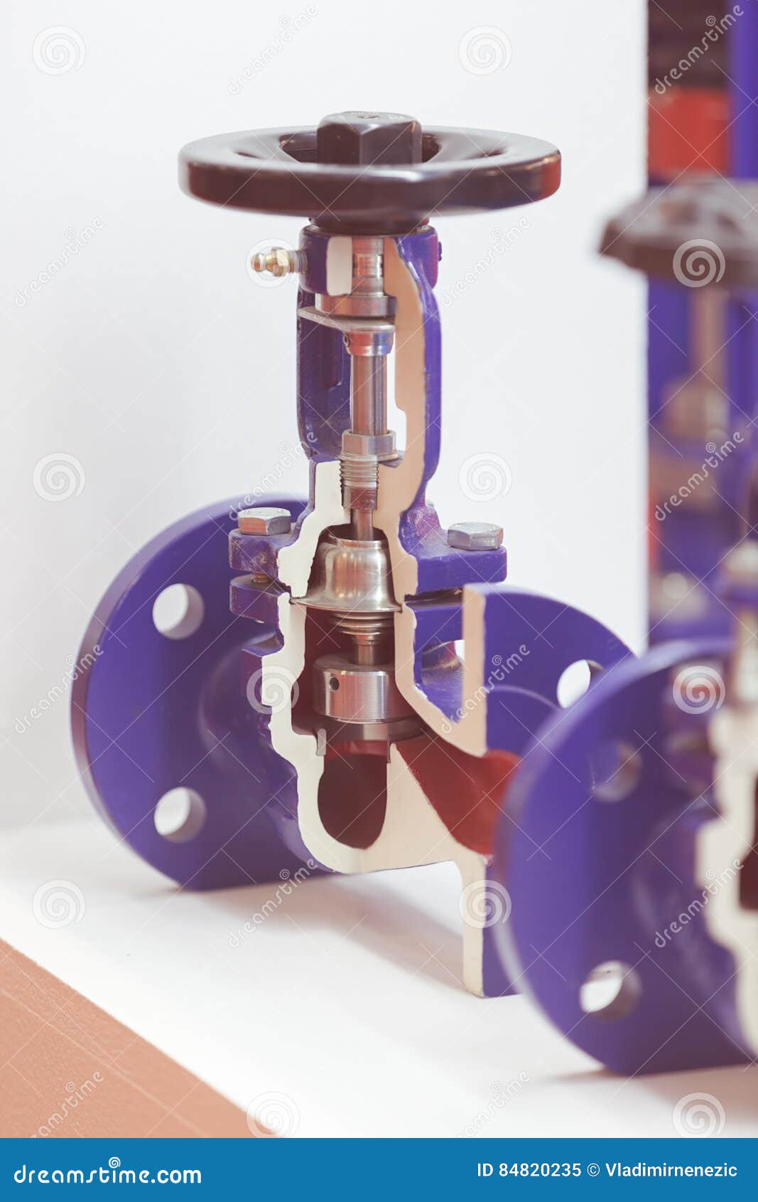 Double Eccentric Control Valve Stock Image - Image of plumber, group ...