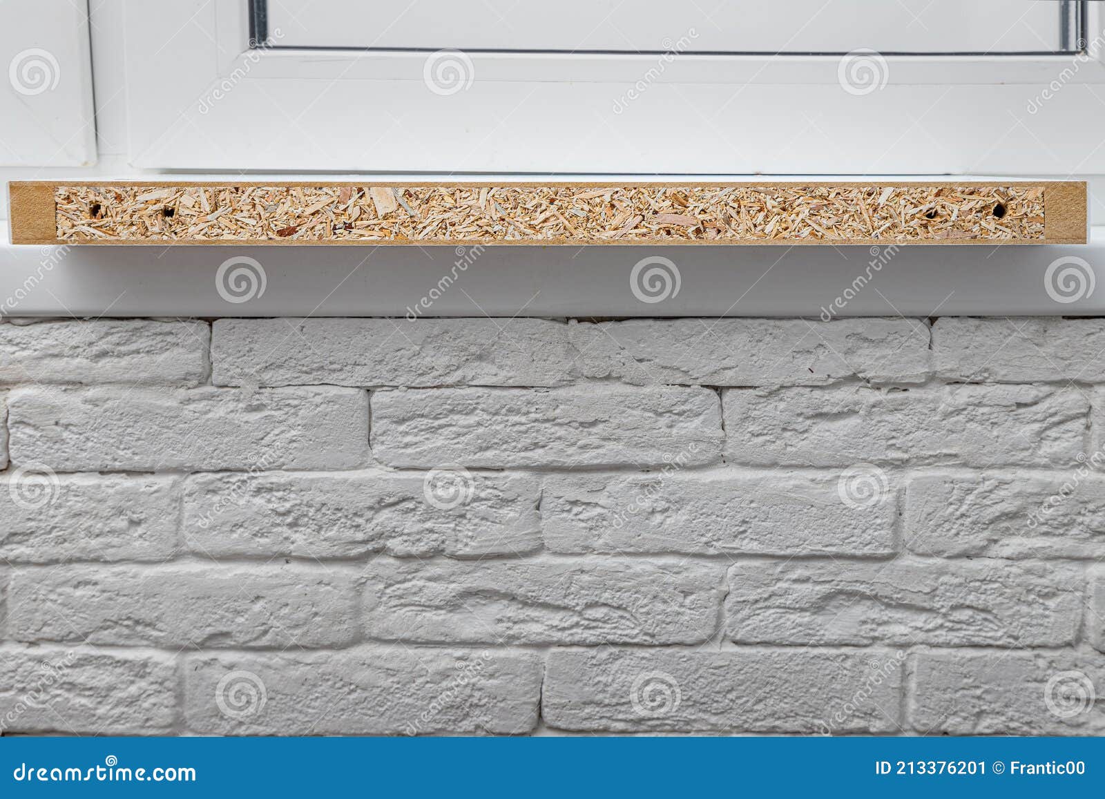 End of the Chipboard Plate As a Demonstration of the Thermal Insulation ...