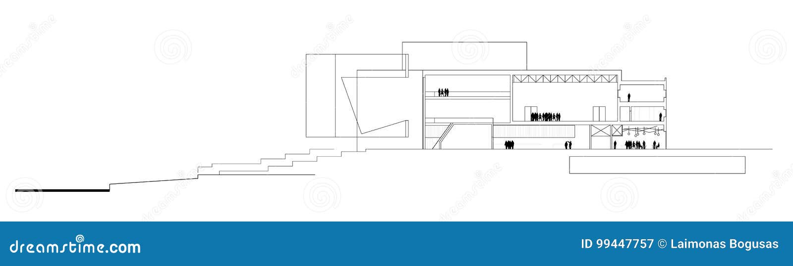 Section of the opera stock vector. Illustration of isolated - 99447757