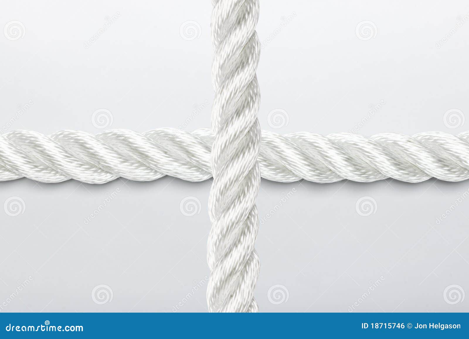 Section of Rope Overlapping Stock Photo - Image of straight, string ...