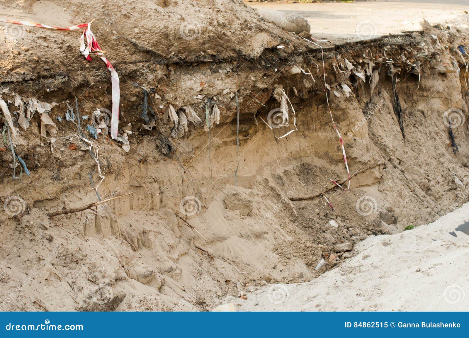 Section of a sand cushion stock image. Image of nature - 84862515