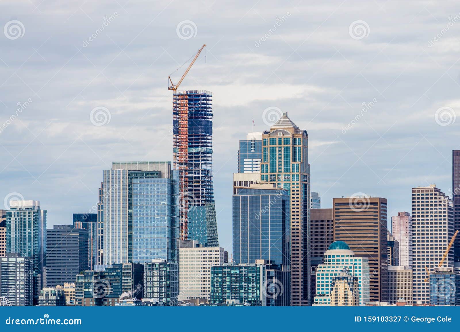 City Skyline Section 3 stock image. Image of outdoors - 159103327