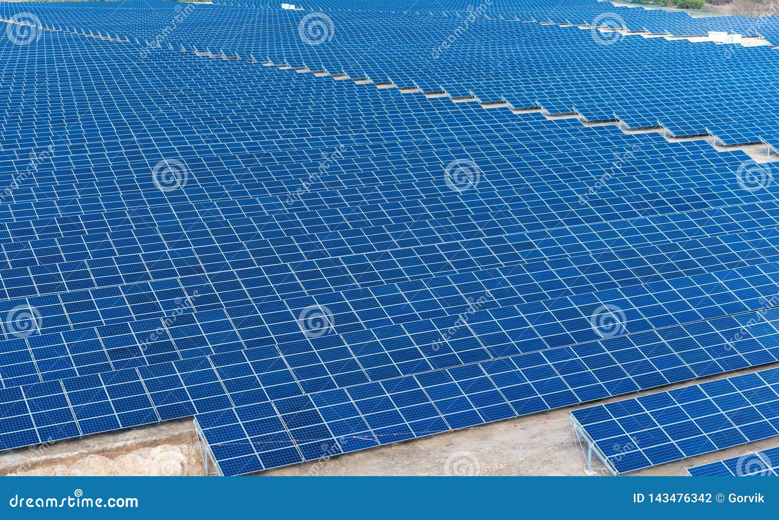 Section of the Solar Panels - the Top View Stock Photo - Image of ...