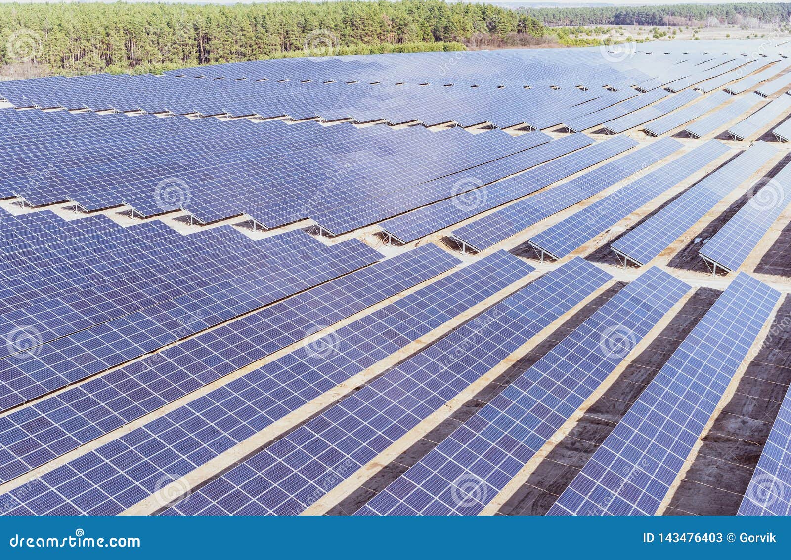Section of the Solar Panels - the Top View Stock Image - Image of ...