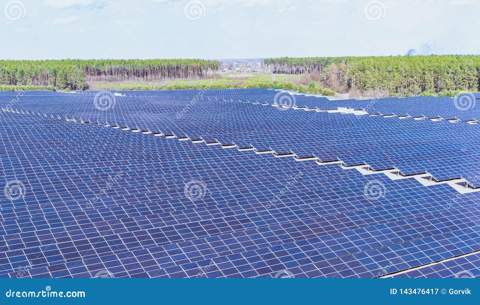 Section of the Solar Panels - the Top View Stock Image - Image of ...