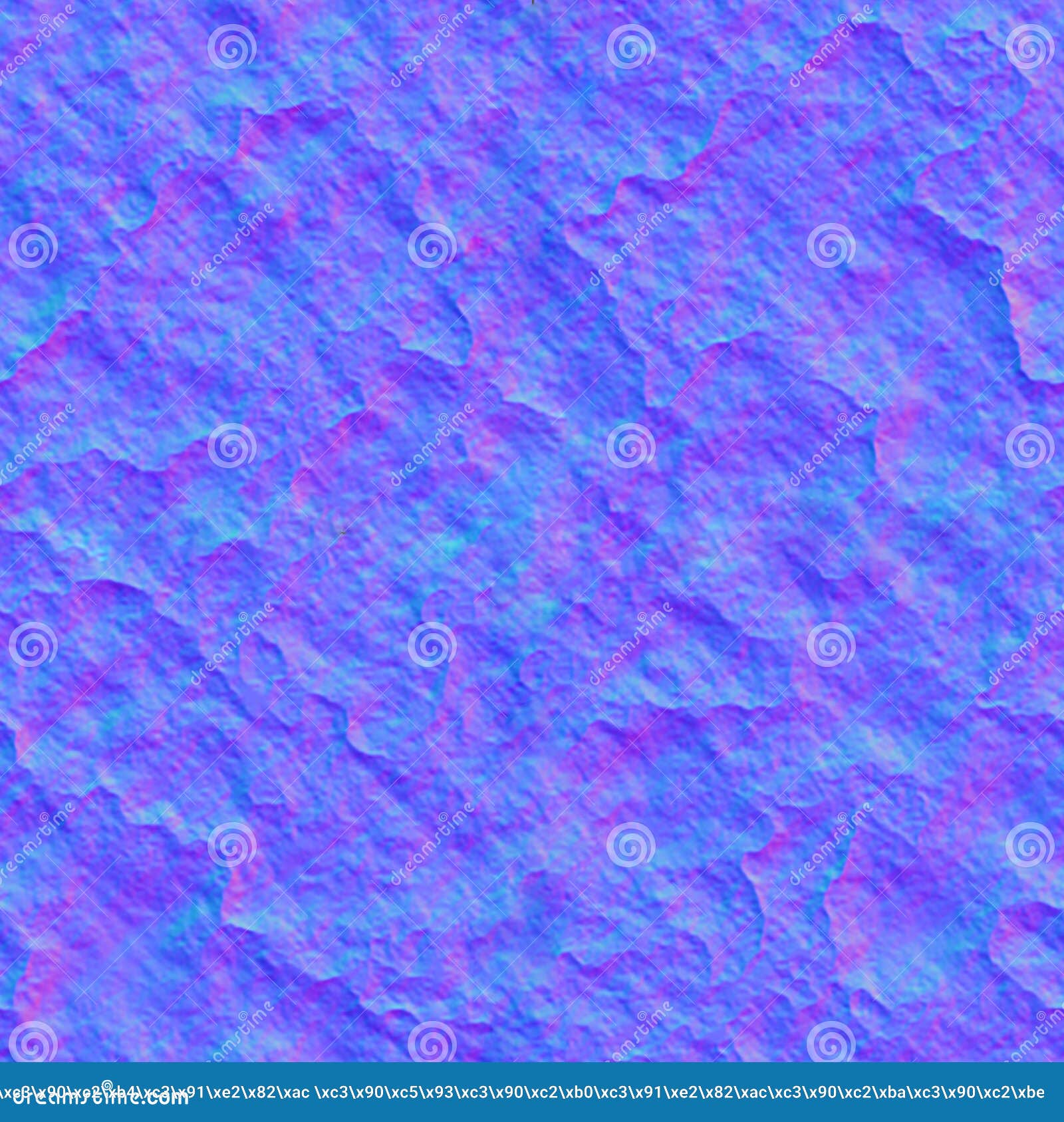 Section of Tree Trunk with Concentric Circles in Normal Map. 3D ...