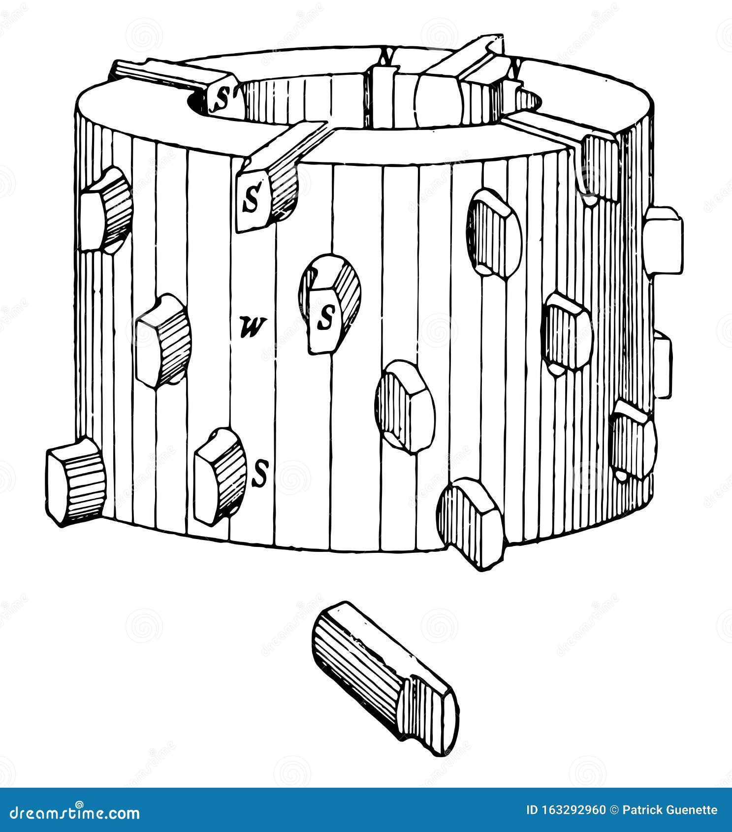 Sectional Milling Cutters with Inserted Teeth Tool, Vintage ...