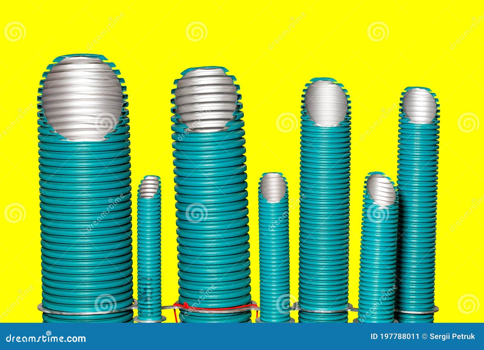Sectional View of Plastic Polypropylene Pipes of Different Diameters ...