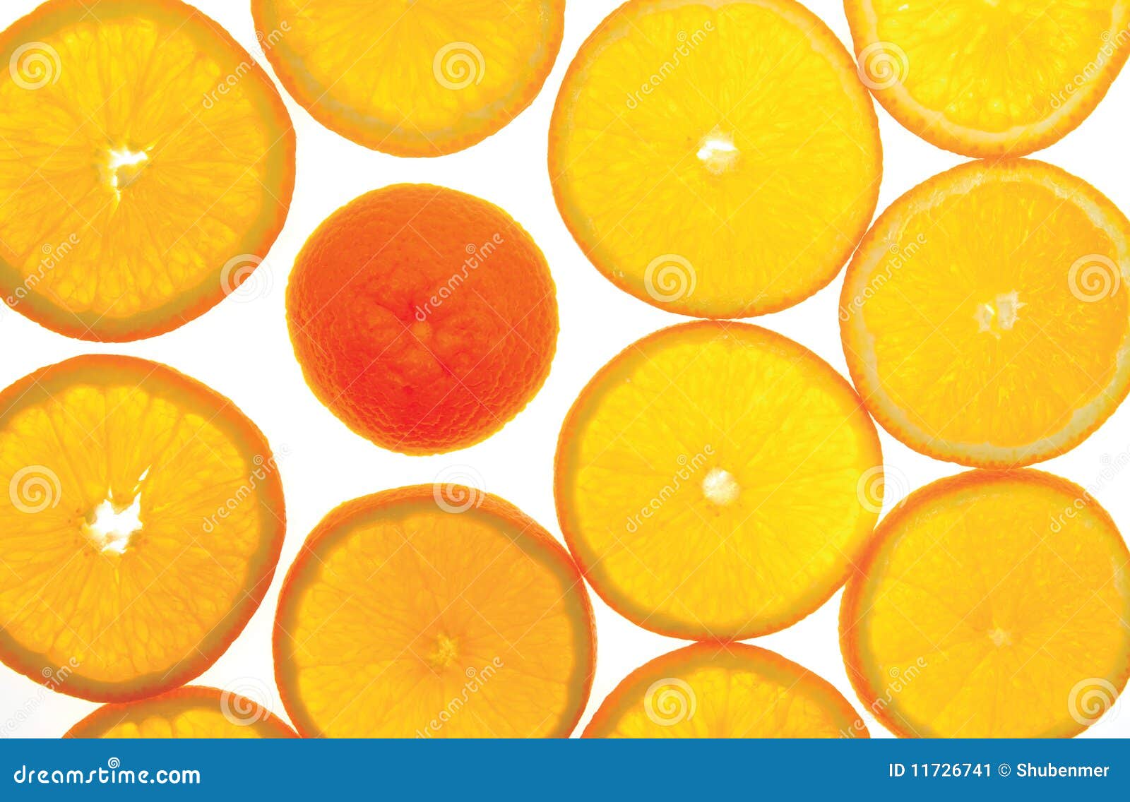 Sections d'orange image stock. Image du mandarine, grand - 11726741