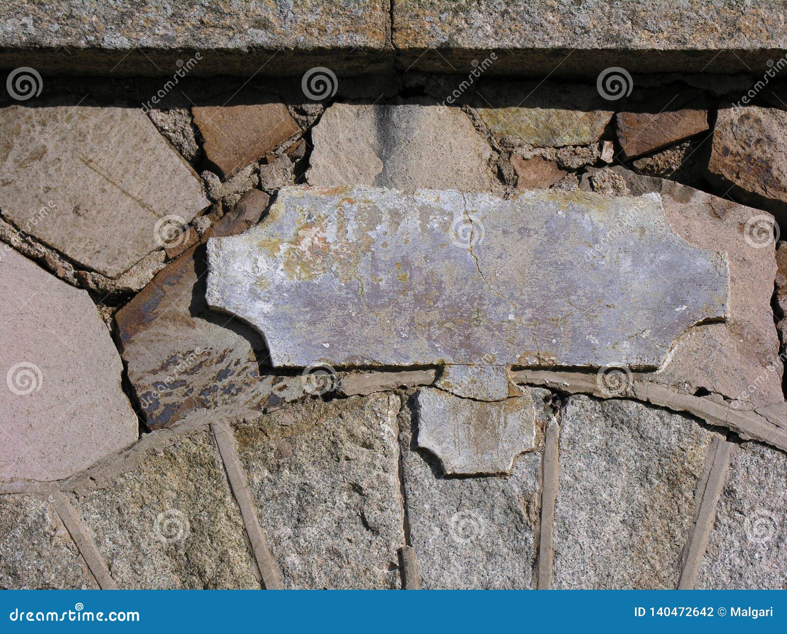 Old Granite Work from the War Period C Stock Photo - Image of bone ...