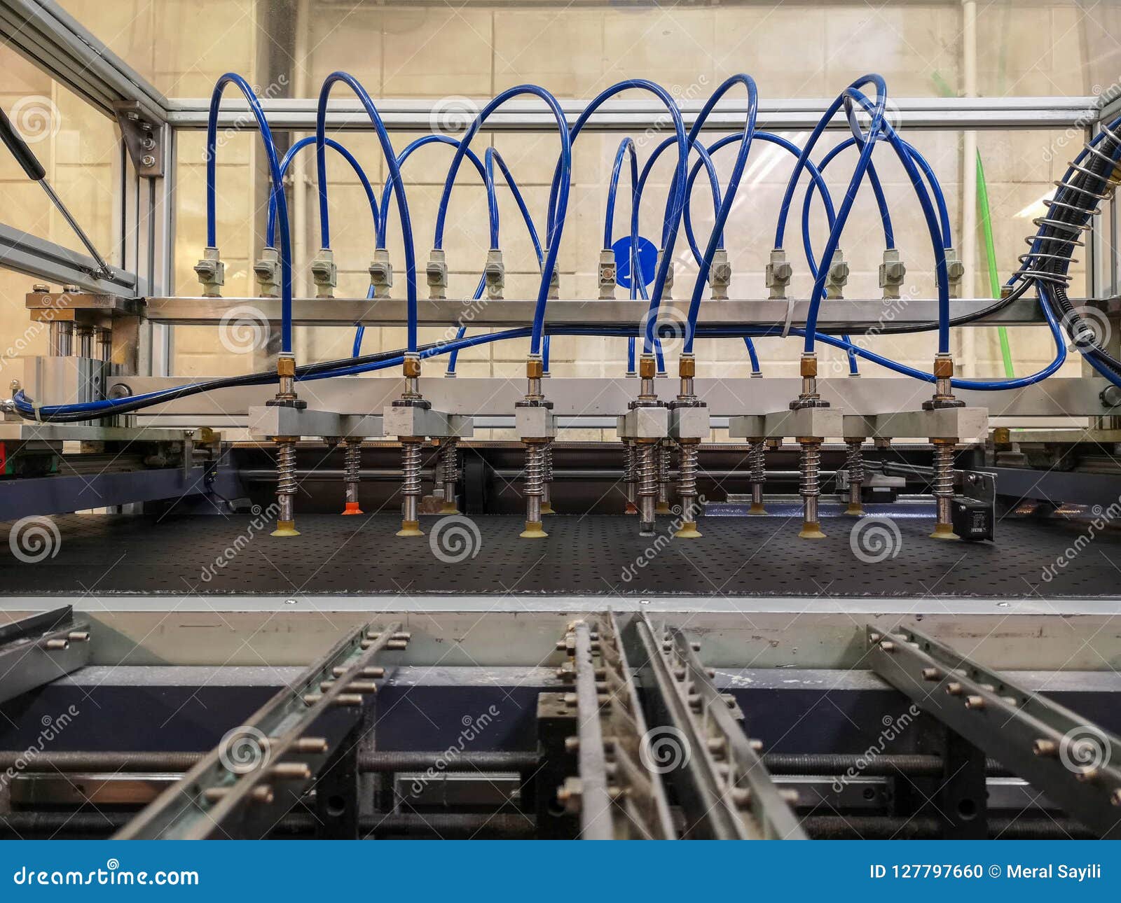 Sections of Printing Machines. Stock Photo - Image of machinery ...