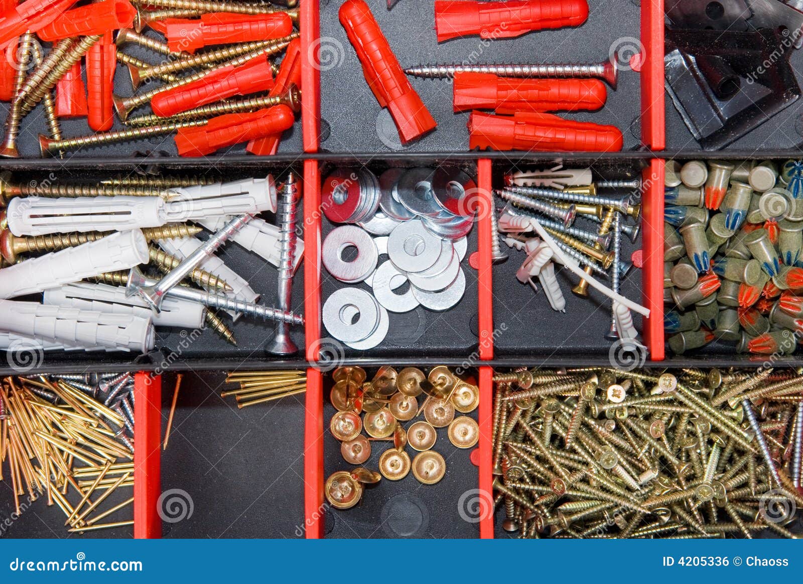 Sections with Small Construction Objects Stock Photo - Image of group ...