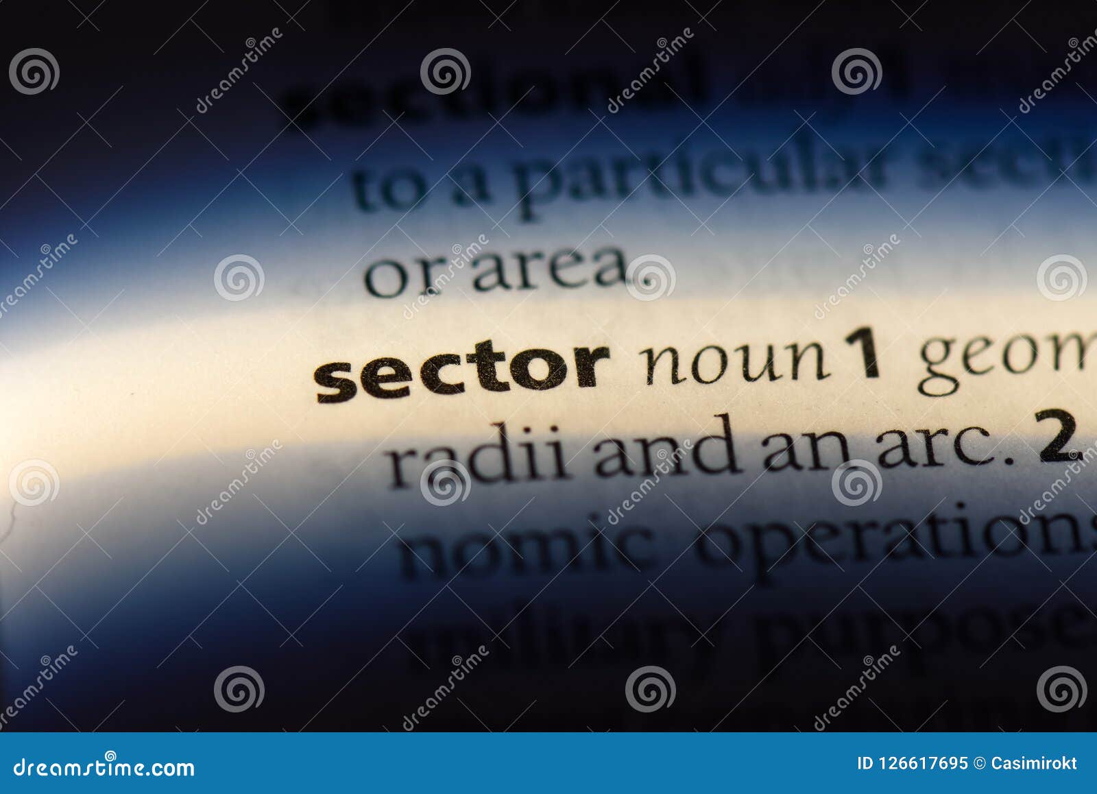 Sector stock image. Image of definition, closeup, isolated - 126617695