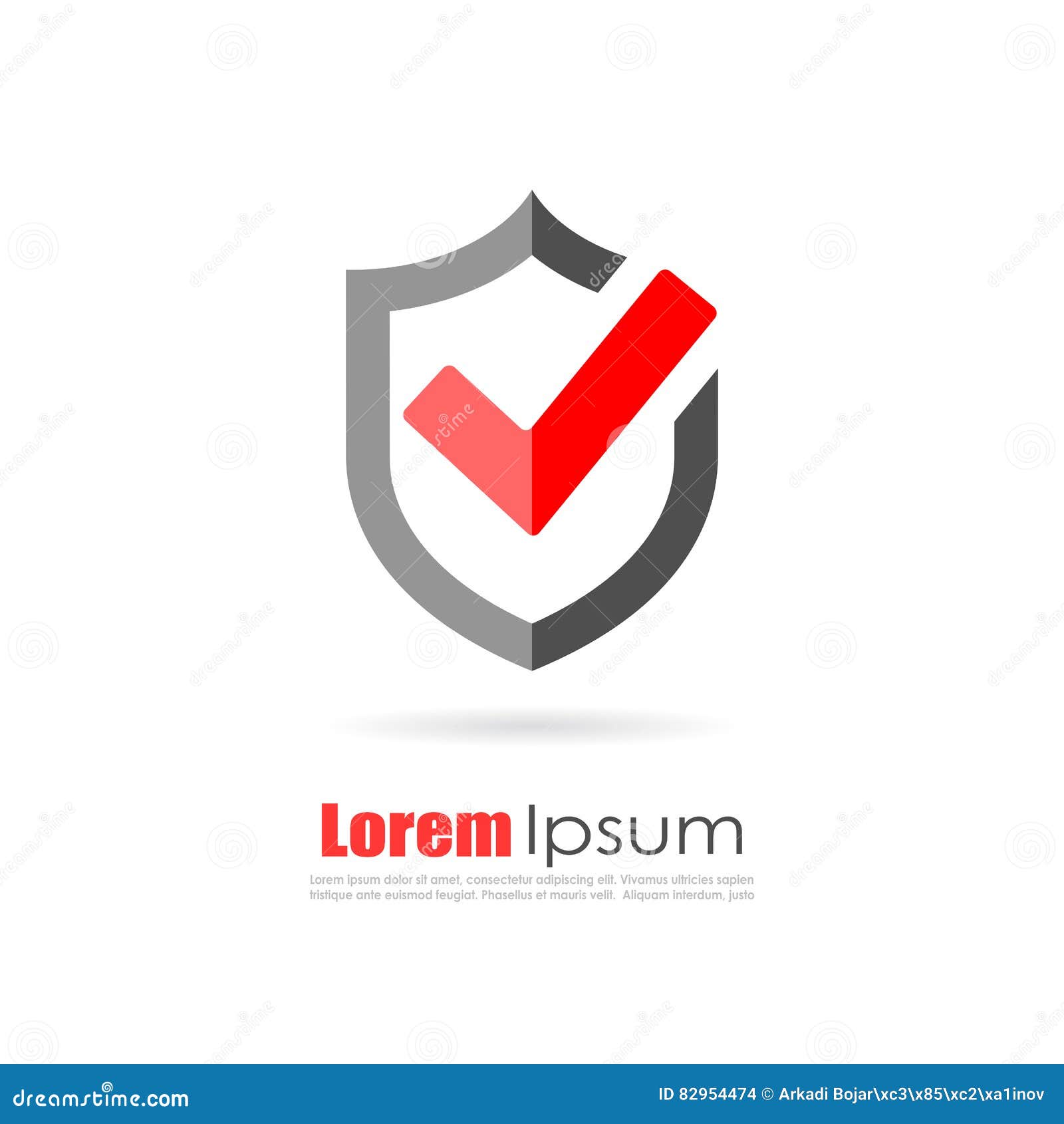 Secure abstract logo stock vector. Illustration of defense - 82954474