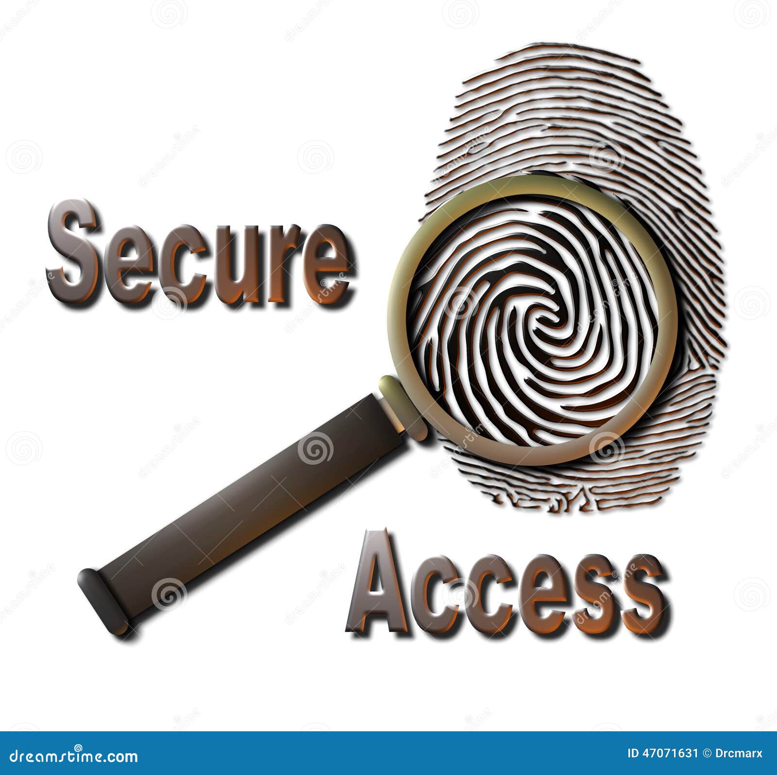 Secure Access stock illustration. Illustration of network - 47071631