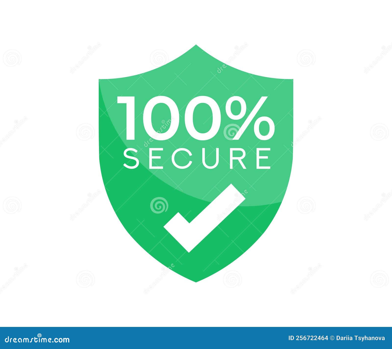 100 Secure, Badge or Button for Commerce Website. Logo Design. 100 ...