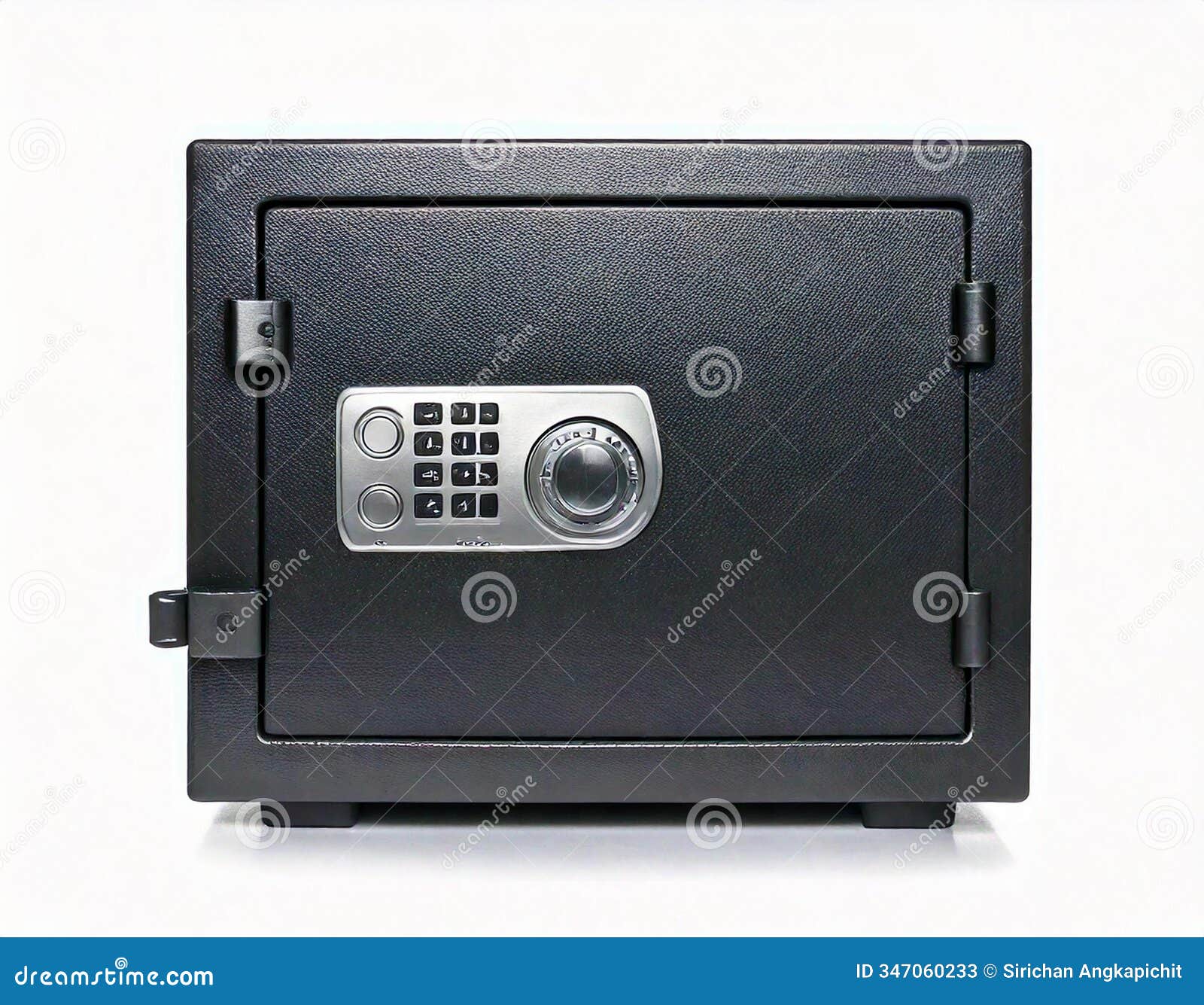 A Secure Black Safe Featuring a Digital Keypad for Safe Storage of ...