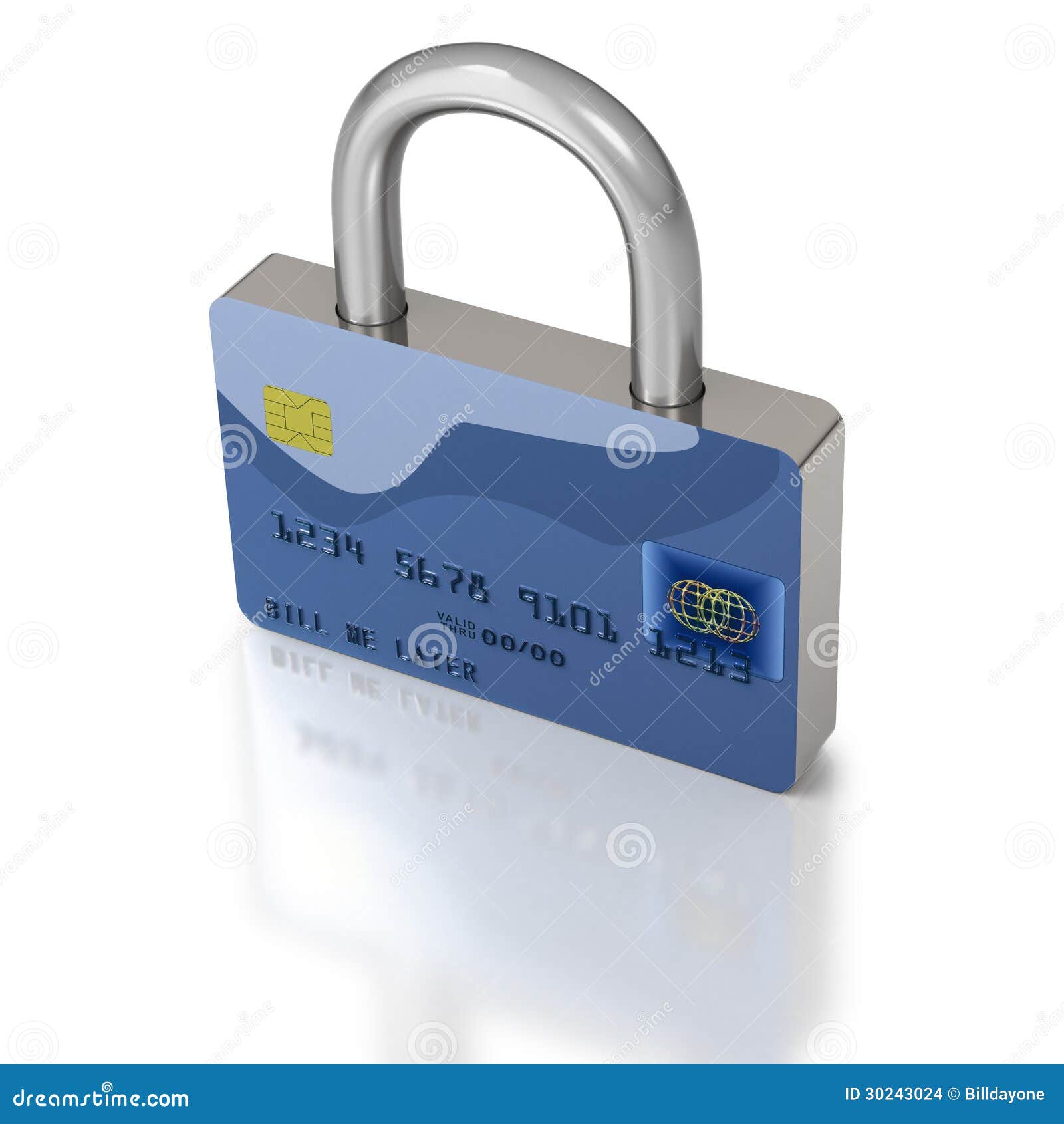 Security for Credit Card Operations Stock Illustration - Illustration ...