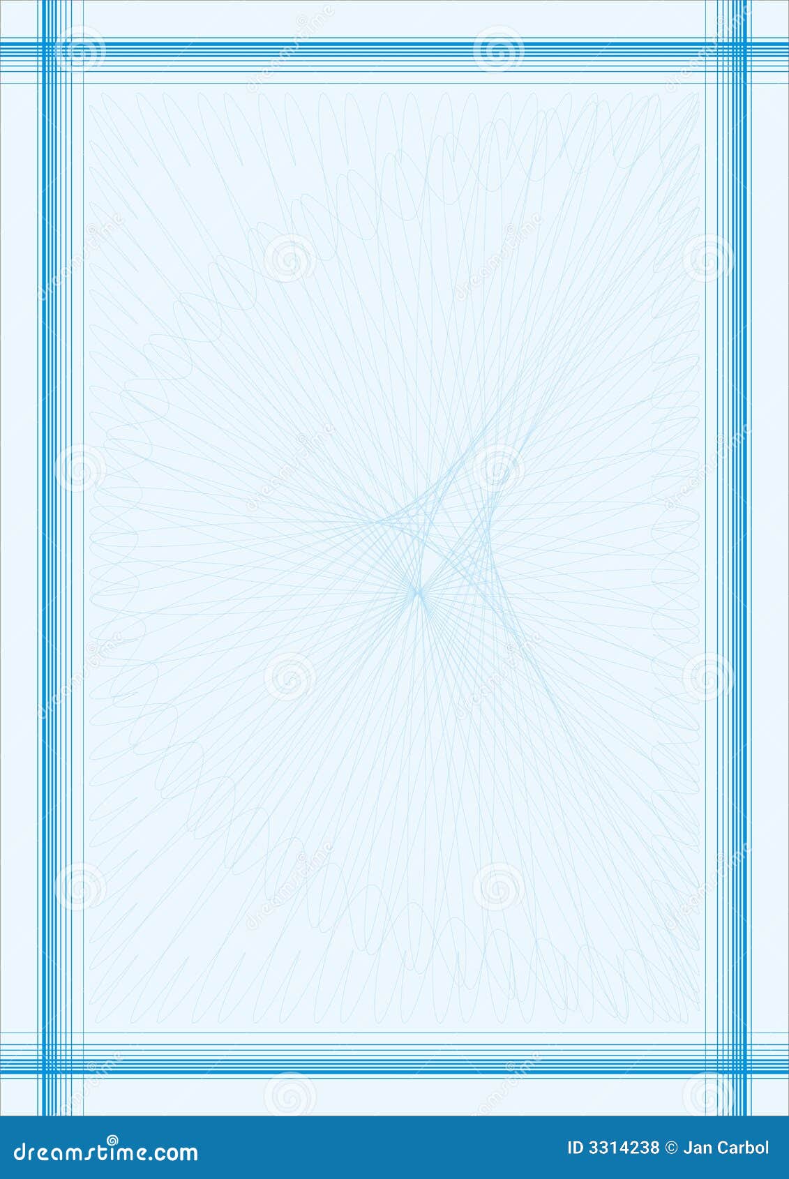 Secure Blue Line Frame stock vector. Illustration of bank - 3314238