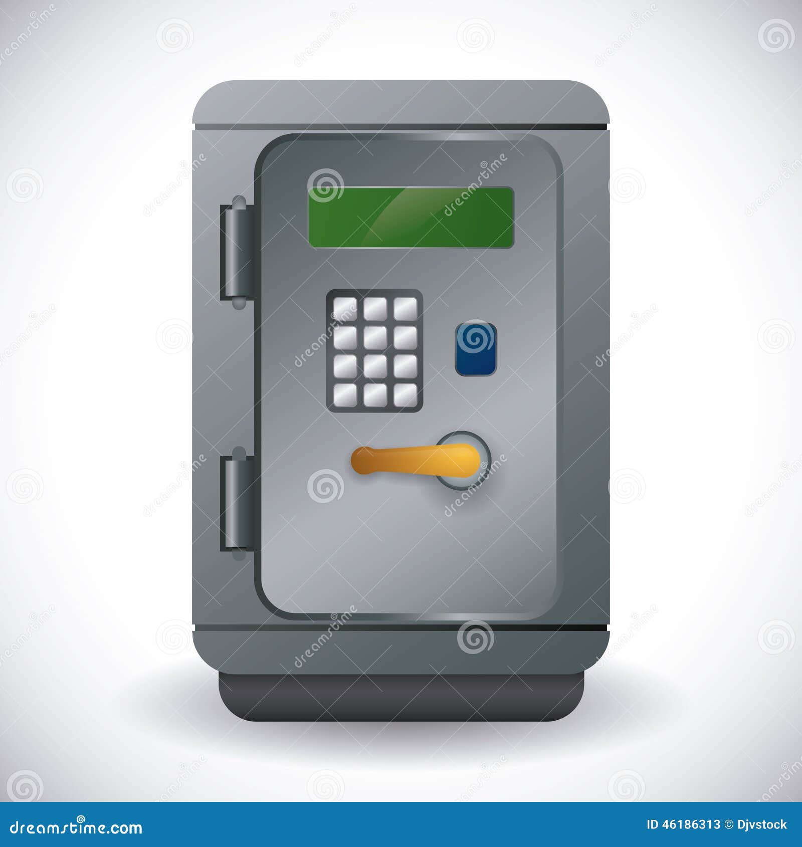 Secure box design stock illustration. Illustration of protection - 46186313