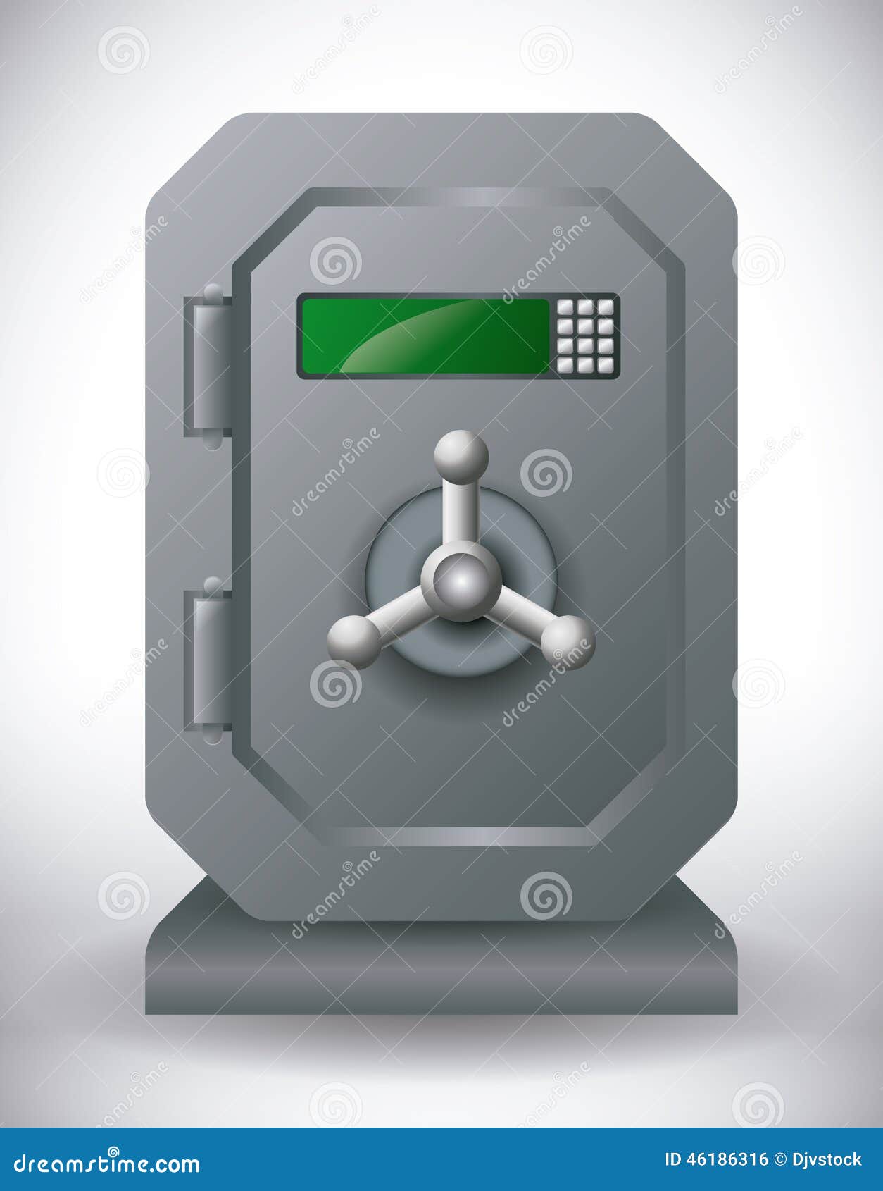 Secure box design stock vector. Illustration of safe - 46186316