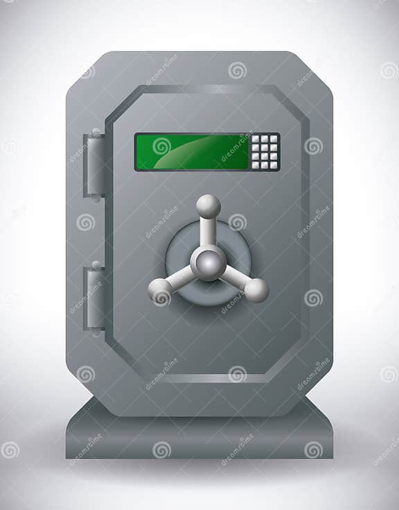 Secure box design stock vector. Illustration of safe - 46186316