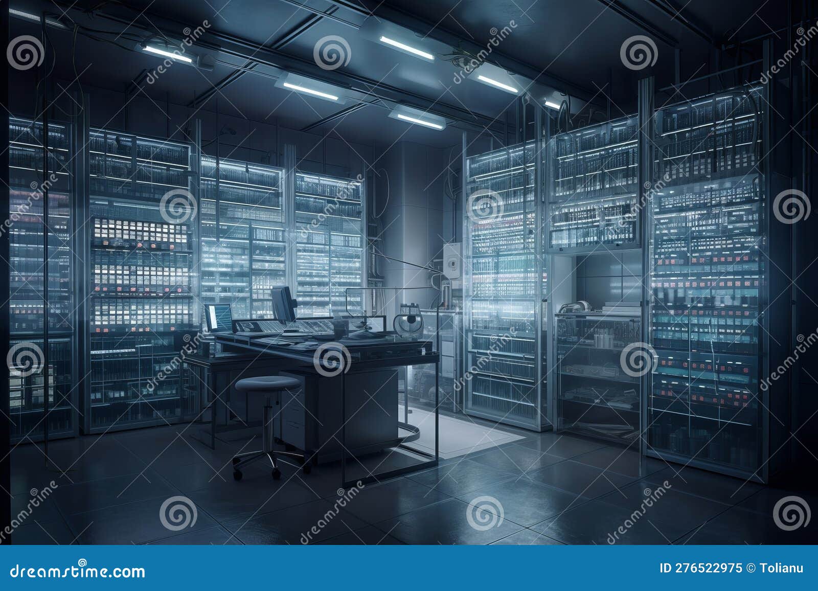 Secure Cloud Lab: Hyper Realistic Data Encryption Visualizatio Stock ...