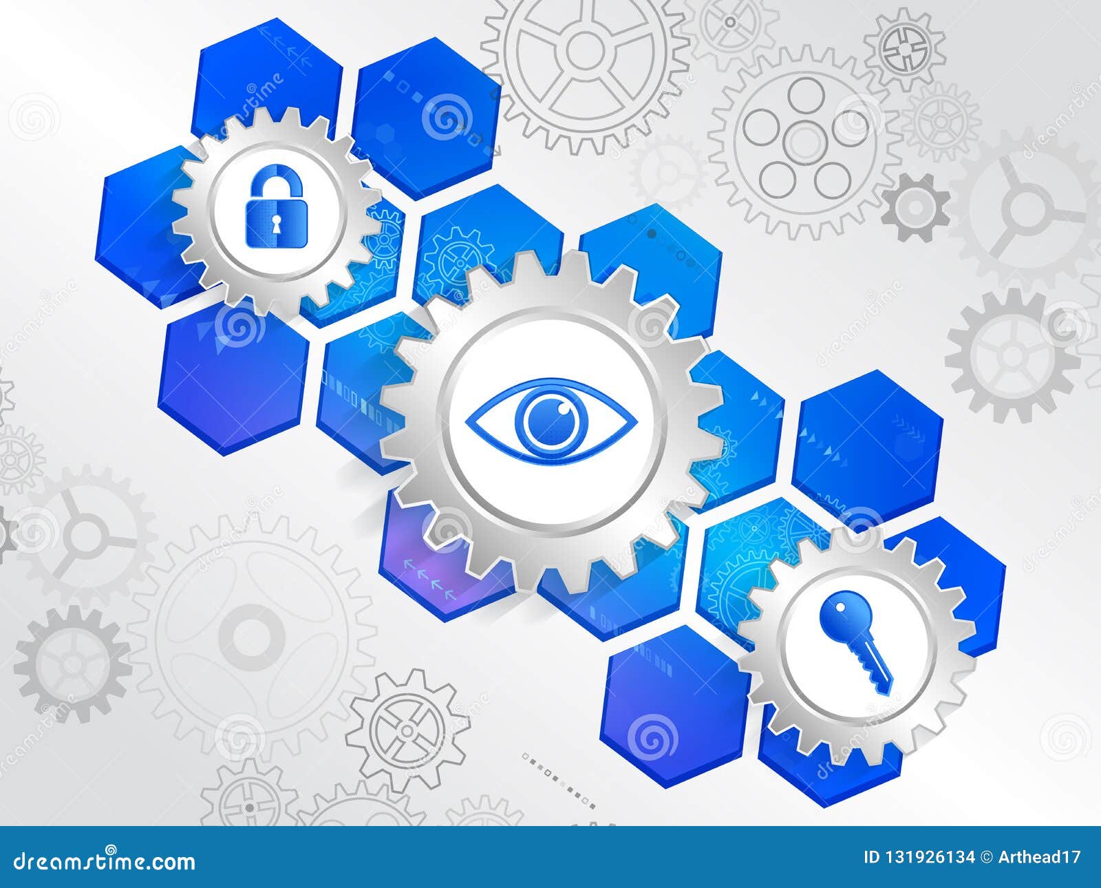 Secure Communication between Users. Technology Defence Concept Stock ...