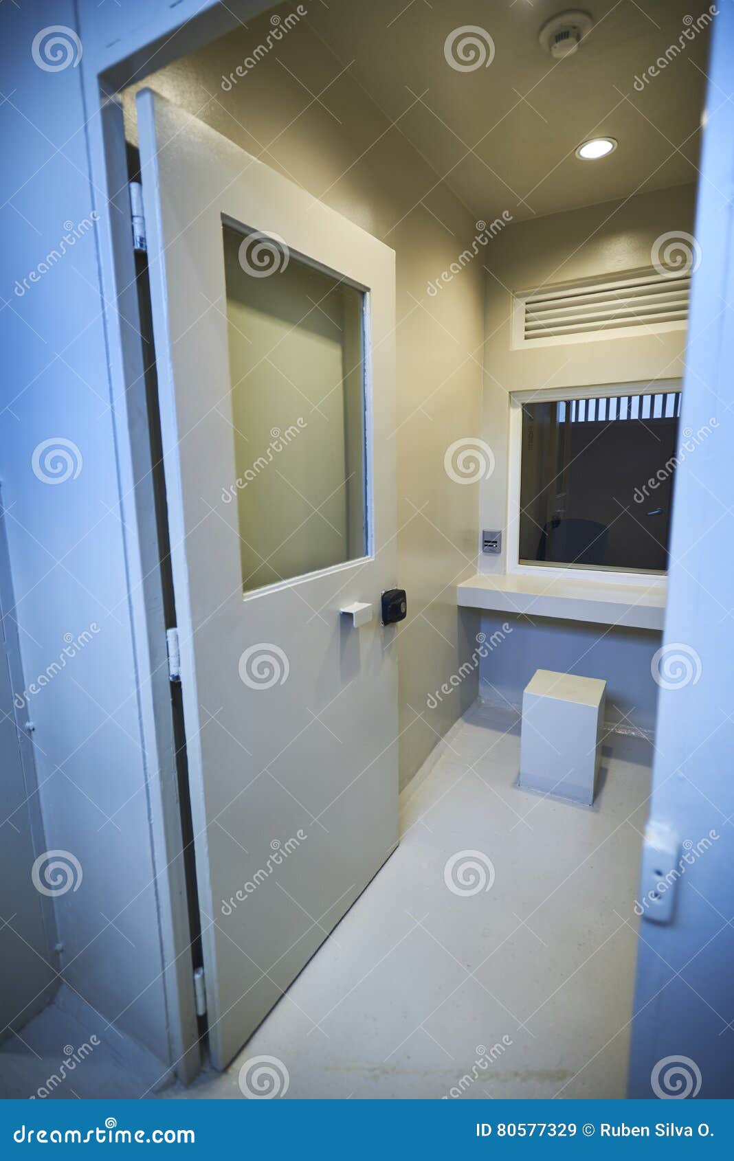 Secure Communications Room in a State Prison Editorial Stock Image ...
