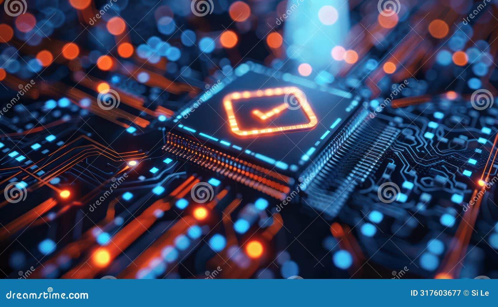 Secure Connection Checkmark: Cybersecurity Service Concept for Safe Authentication Network with ...