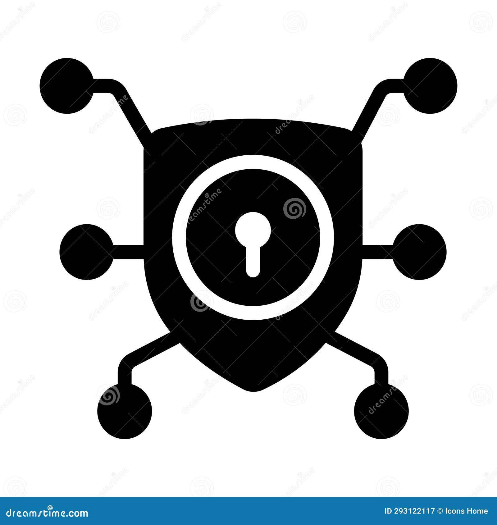 Secure Connection Icon, Encryption Information. Cyber Security Stock ...