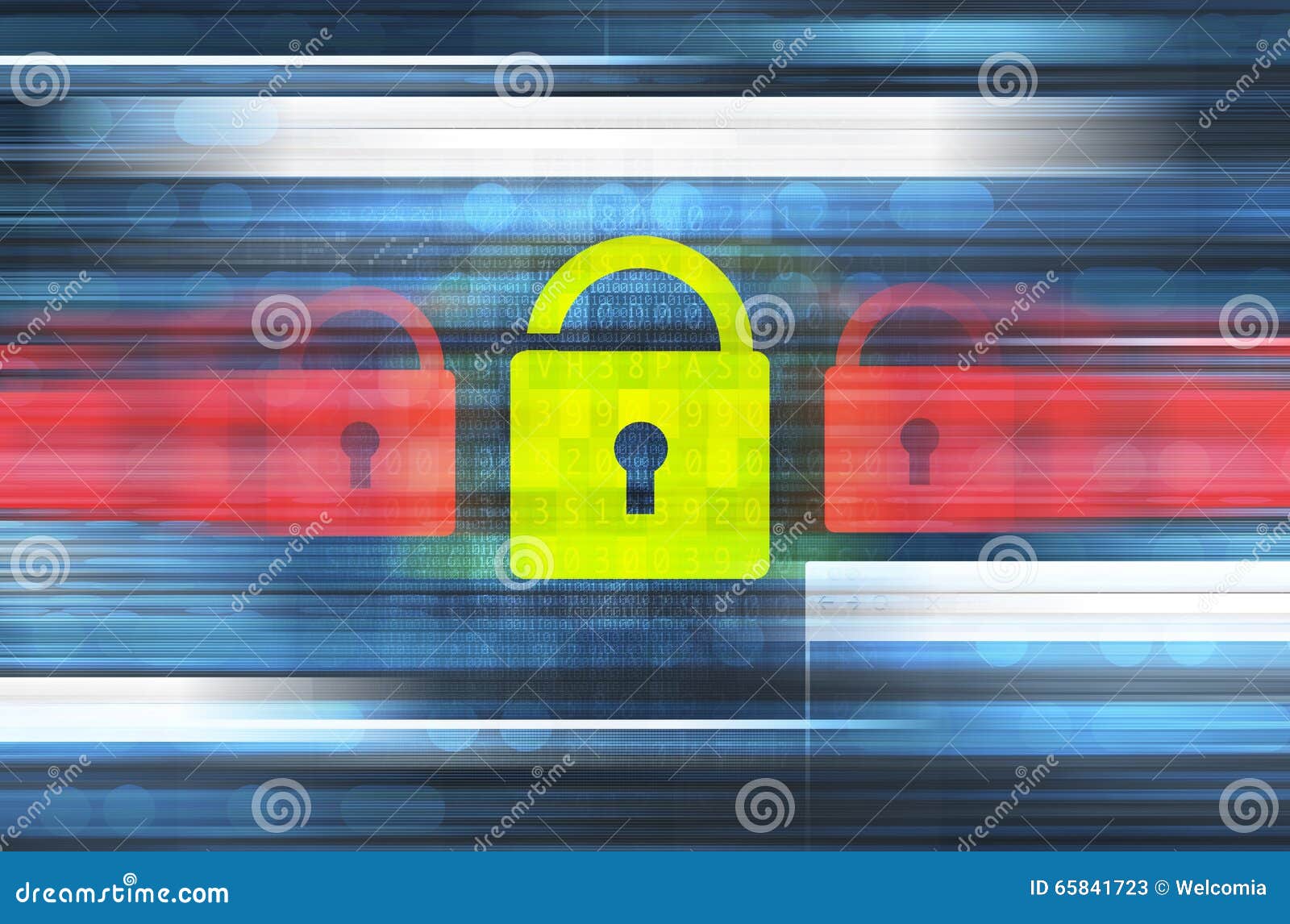 Secure Connection Illustration Stock Illustration - Illustration of ...