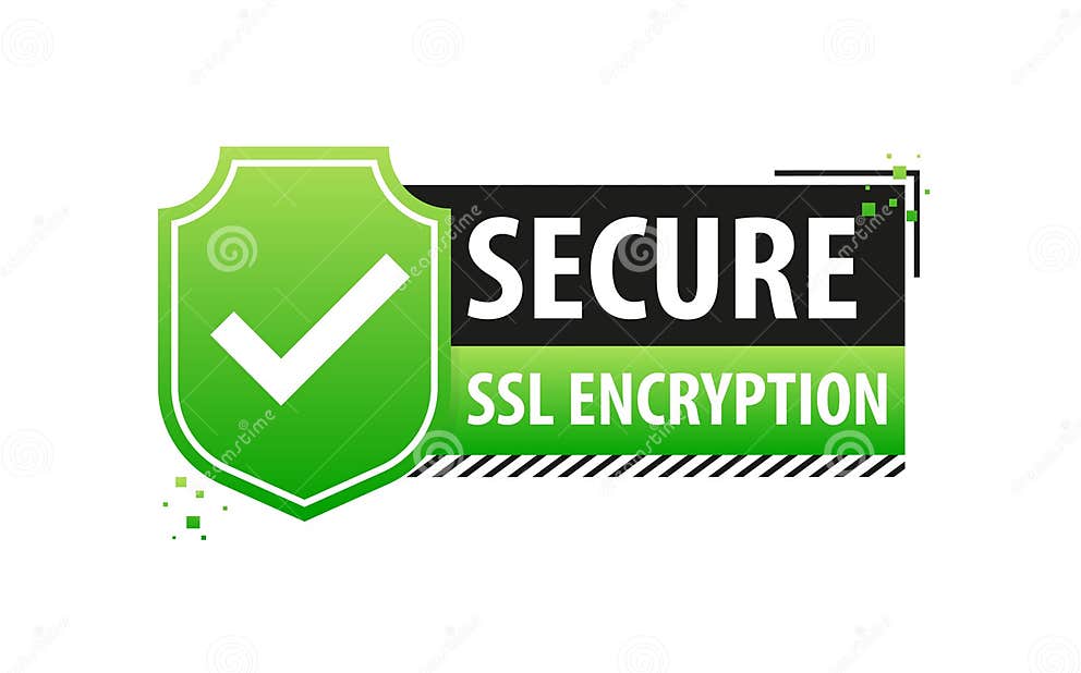 Secure Connection. SSL Shield Protected. Https Certificate Privacy Icon Stock Vector ...
